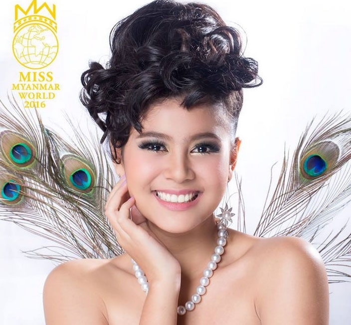 Miss World Myanmar 2016 - Bella Victor (Myat Thiri Lwin) - Info-Asie Blog